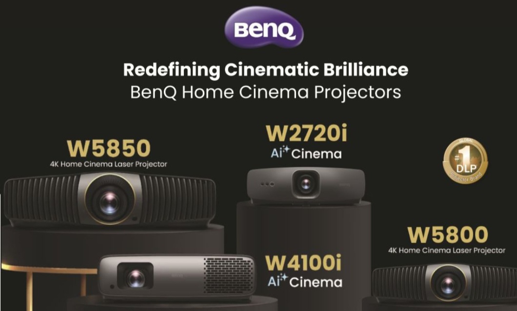 BenQ Redefines Premium Home Cinema with Launch of 3 NEW Models W5850, W4100i & W2720i 4K Range ...